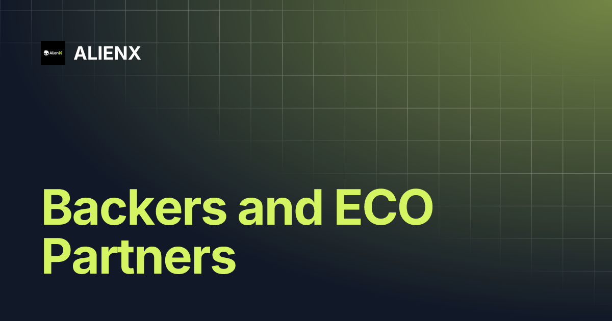 Backers and ECO Partners | ALIENX