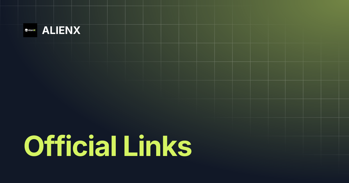 Official Links | ALIENX